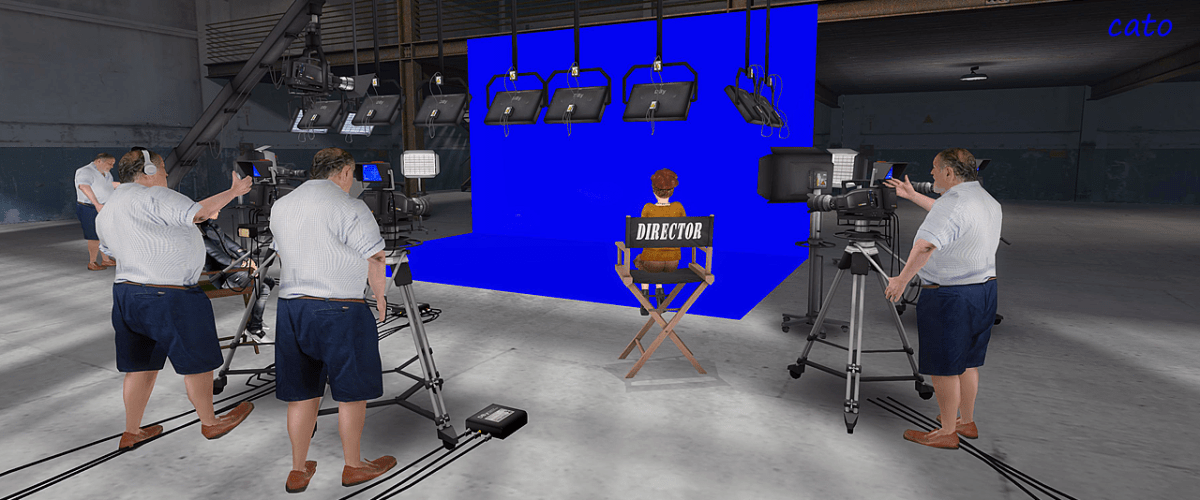 Behind the scenes of Paradise Lost – Blue Screens! – Cait's World