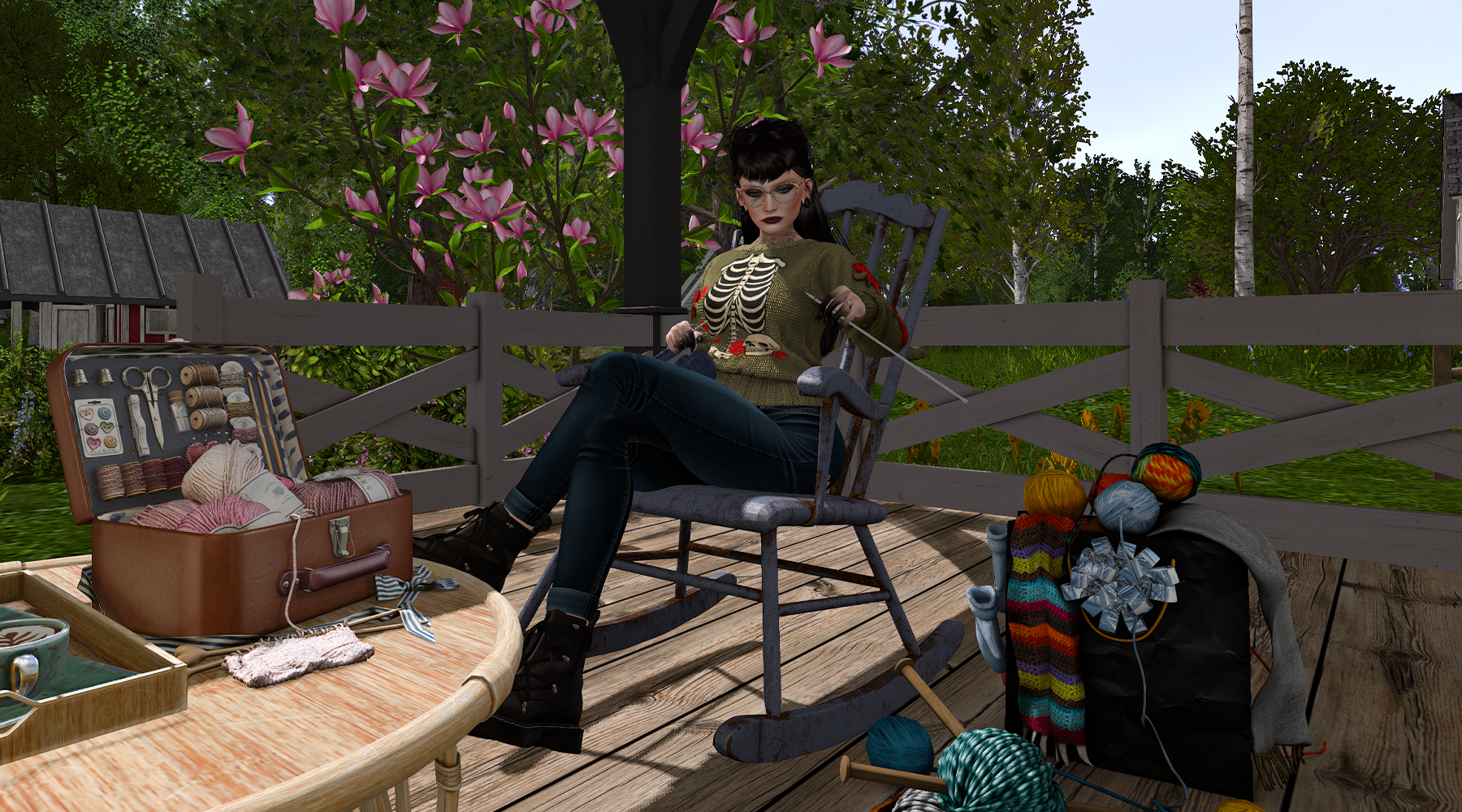 Yarn, Waves & Walkies: How My Real Life Hobbies Look in Second Life ...